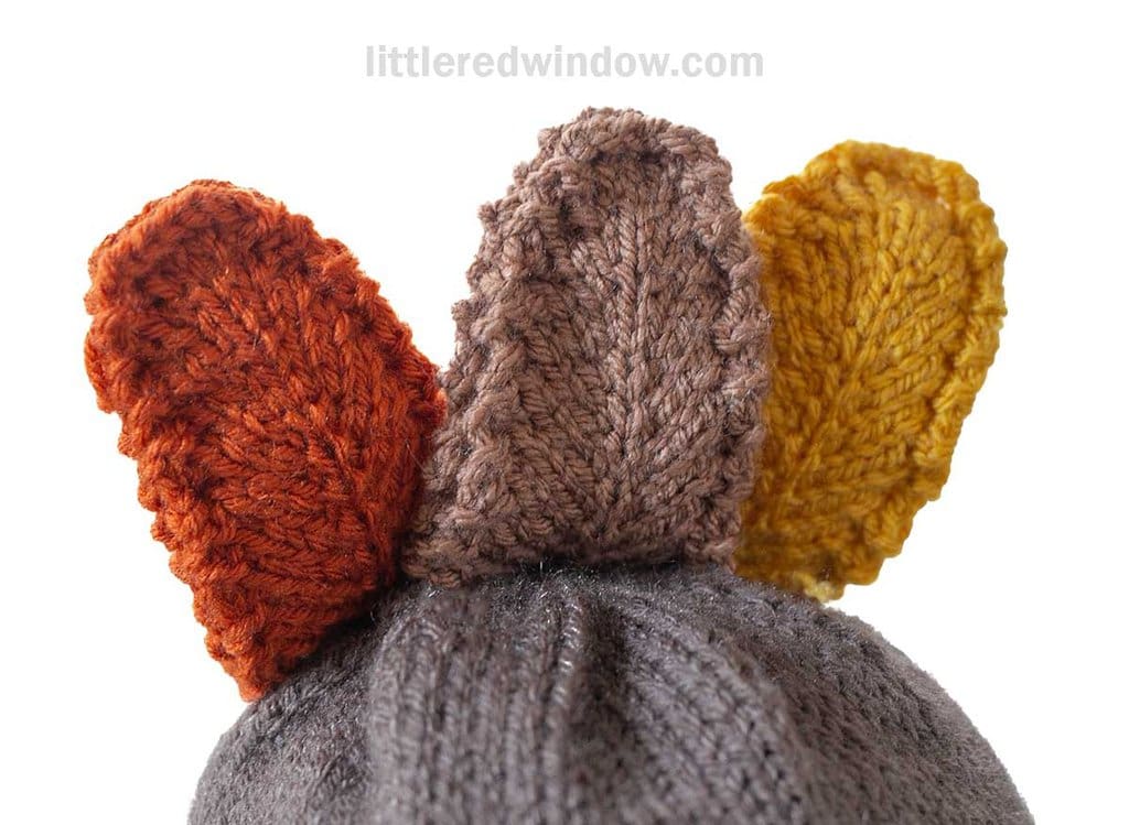 Tasty Turkey Hat Knitting Pattern - Little Red Window